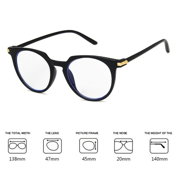 Brooke Beck | Accessories | Blue Light Polycarbonate Protection Glasses ...